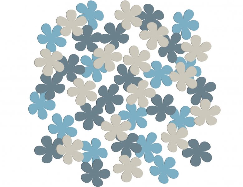 Blooming Baby Boy Table Confetti (80pcs) | Boutique Party Shop